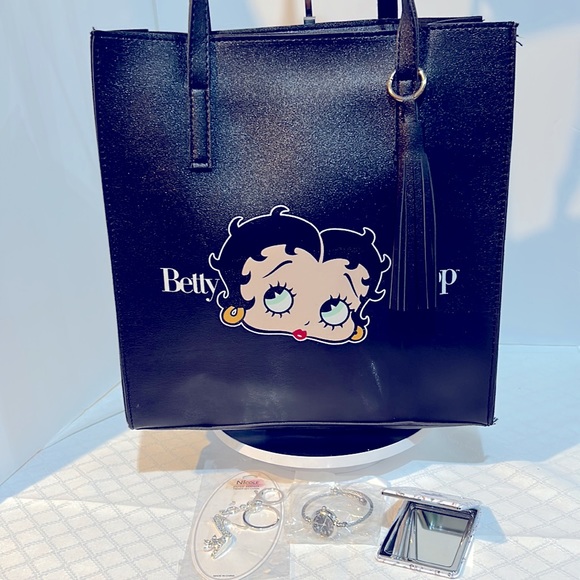 bettye muller | Bags | Nwt Betty Boop Satchel With Bagcharm Watch ...